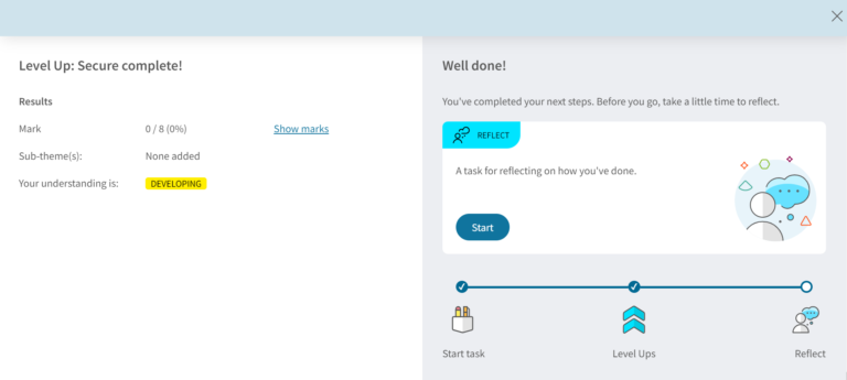 Next Steps student experience - Kerboodle help and support