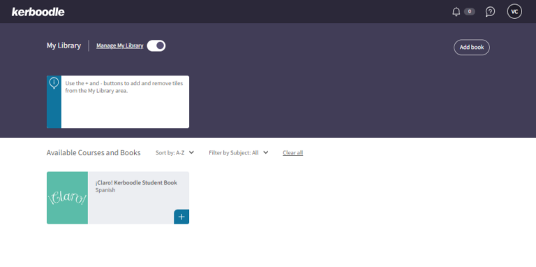 Accessing and Navigating Kerboodle - Kerboodle help and support