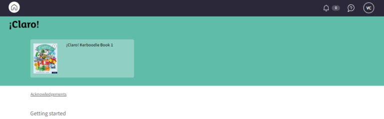 Accessing and Navigating Kerboodle - Kerboodle help and support