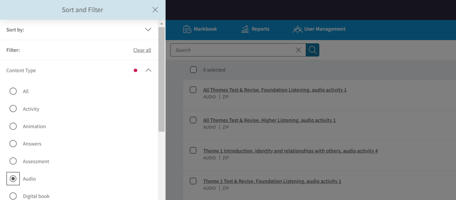 Finding resources on Kerboodle - Kerboodle help and support